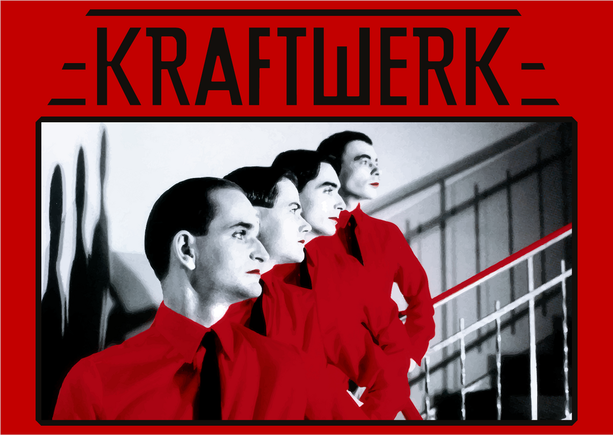 Poster Paisagem Poster Kraftwerk - Man Machine em Rewind Alternative Prints