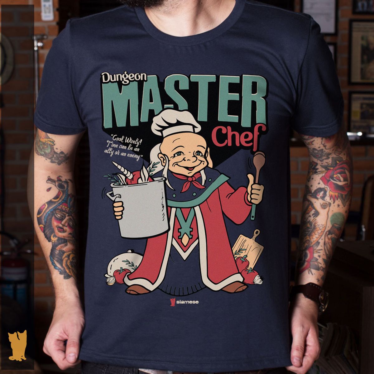 T-Shirt Quality SIAMESE MESTRE DOS MAGOS MASTER CHEF em Siamese T-Shirts